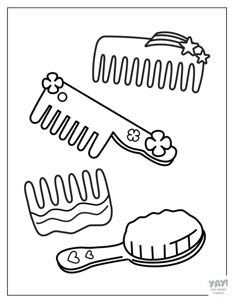 Makeup Coloring Pages (Free Printables)