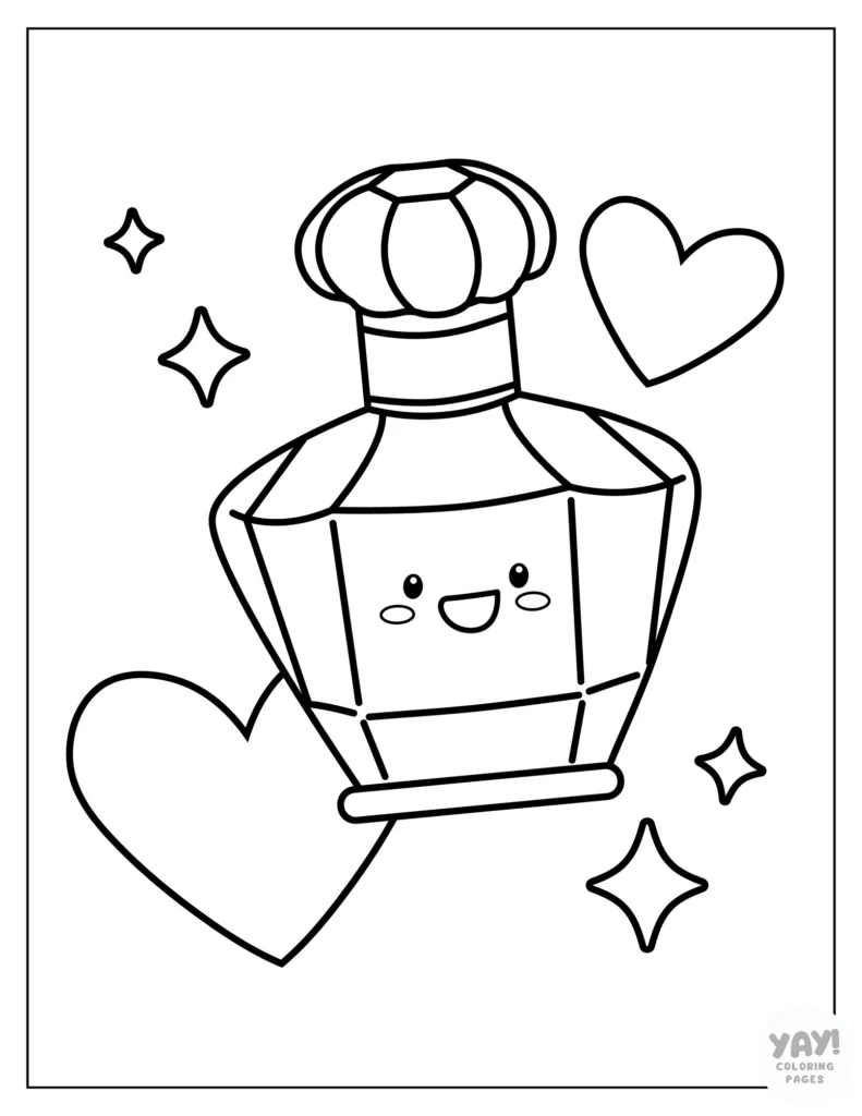 Makeup Coloring Pages (Free Printables)