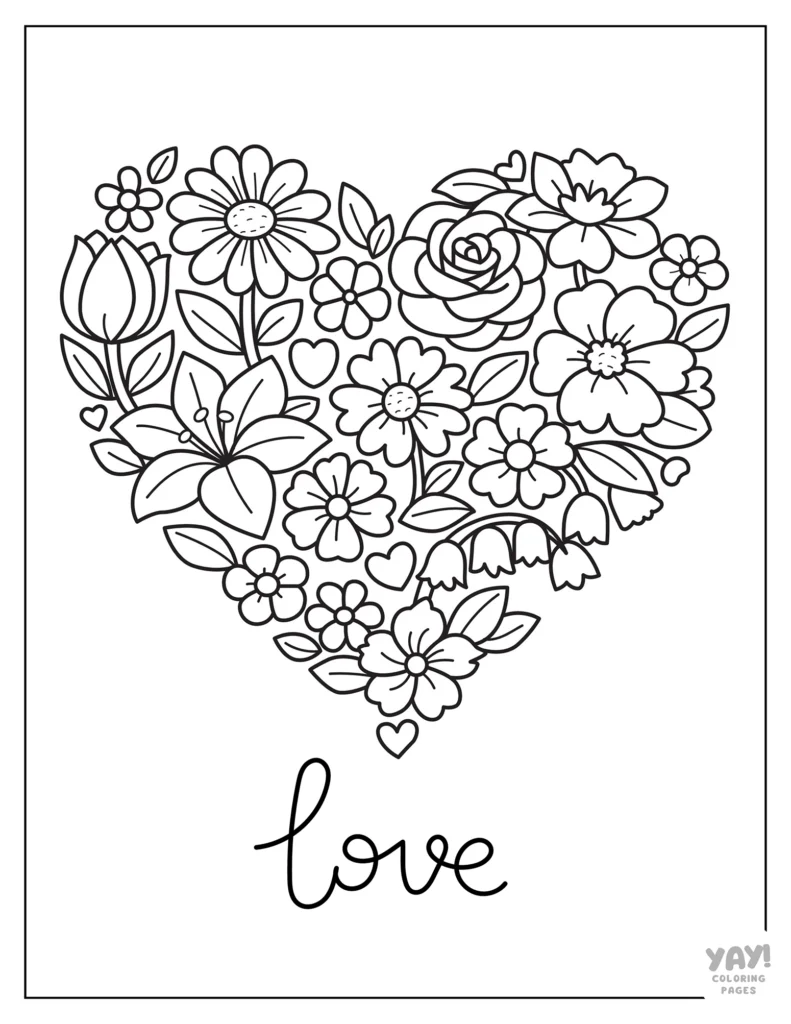 Valentine's Day Coloring Pages (Free Printables)